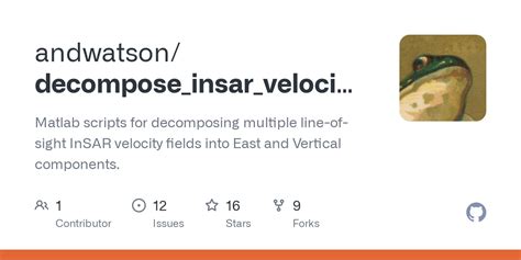 Github Andwatsondecomposeinsarvelocities Matlab Scripts For