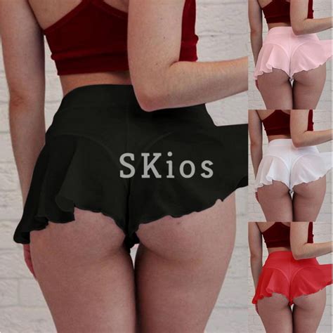 Jual Sexy Lingerie Transparan Mini Skirt Rok Mini Dengan Celana Dalam G String L439 Shopee