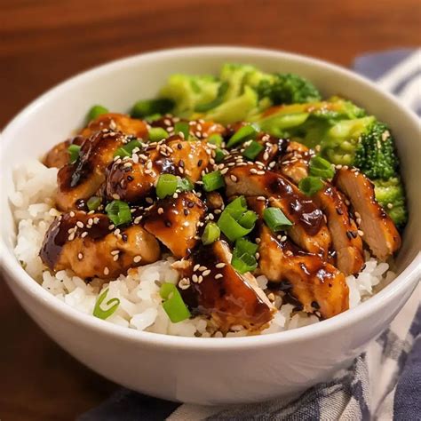 Teriyaki Chicken And Rice Bowl
