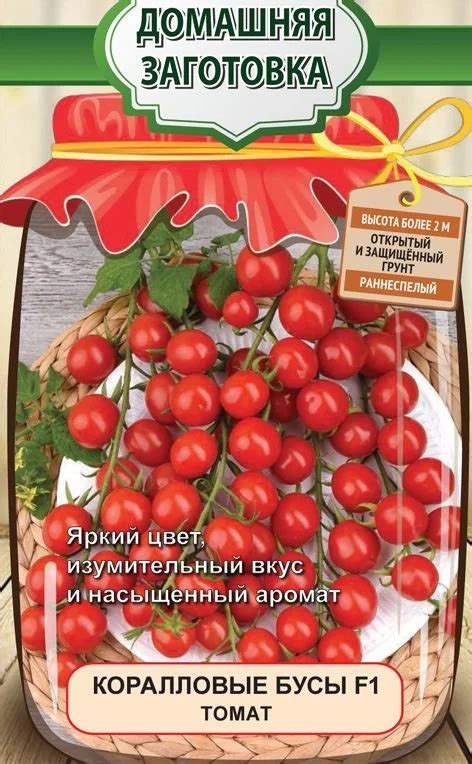Томат Коралловые бусы: описание сорта помидоров, характеристики ...