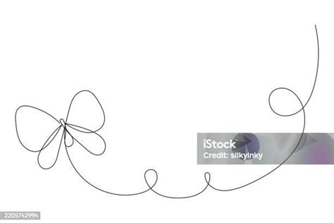 라인 아트 나비 곤충 물결 모양 윤곽 실루엣 벽지 손으로 그린 연속 선 자연스러운 그림 하나의 편집 가능한 윤곽선 간단한 프레임 장식 요소 개념에 대한 스톡 벡터 아트 및