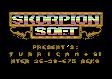 CSDb Turrican 9 By Crazy And Lotus And Skorpion Soft 1990