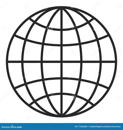 Globe Vector Lines