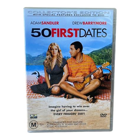 50 First Dates Dvd Gcauspalr4drew Barrymoreadam Sandler 🐙 509