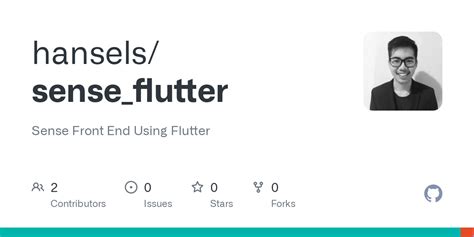 Github Hanselssenseflutter Sense Front End Using Flutter