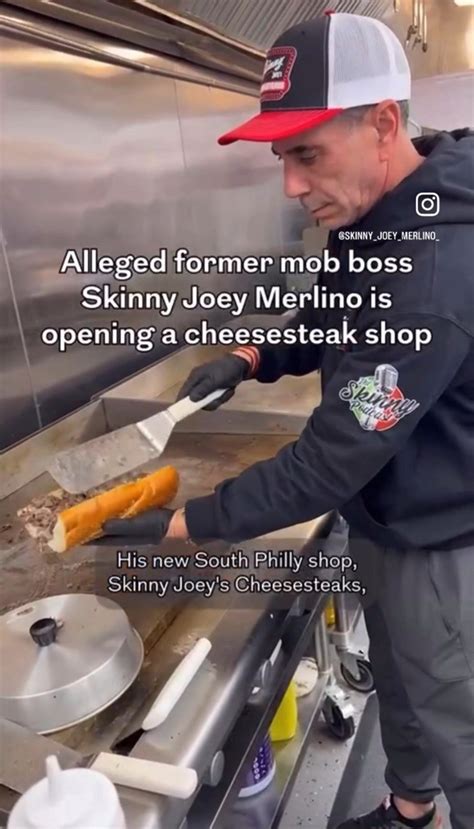 Skinny Joeys Cheesesteaks L Skinny Joey Merlino Philadelphia Skinny