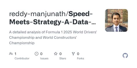 Github Reddy Manjunathspeed Meets Strategy A Data Driven Analysis Of