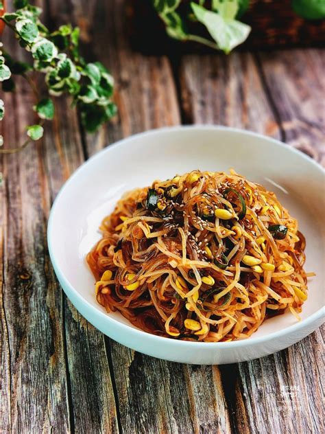 매운콩나물당면무침 당면요리 빨간잡채 콩나물잡채 레시피 네이버 블로그