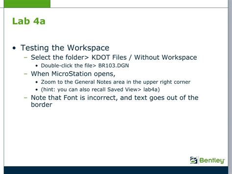 Ppt Projectwise 101 Chapter 6 Workspaces Powerpoint Presentation Free Download Id 2584977