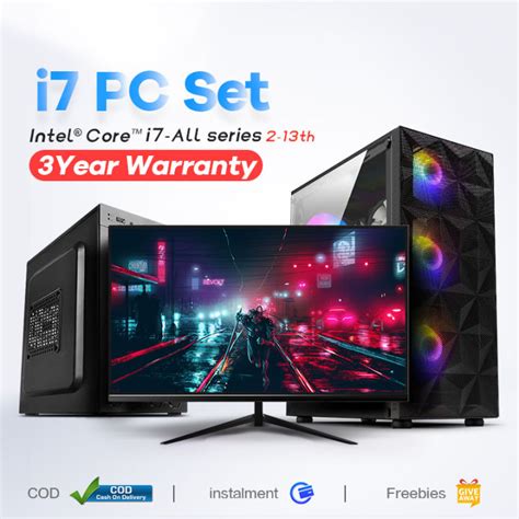 Intel Core I7 All Series Desktop Computer Full Set 13th Gen I7 13700 Hexadeca Core 4 2Ghz