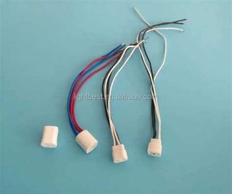 Lamp Socket 4pin Uvc Lamp Holder Ceramic G10q Sockets For T5 Uv Light