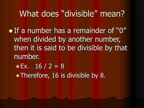 Ppt Divisibility Rules Powerpoint Presentation Free Download Id 6308634