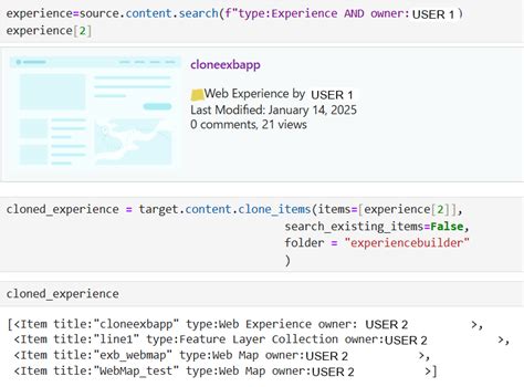Python を使って他の Arcgis アカウントにアイテムを複製してみよう！ Esri Community