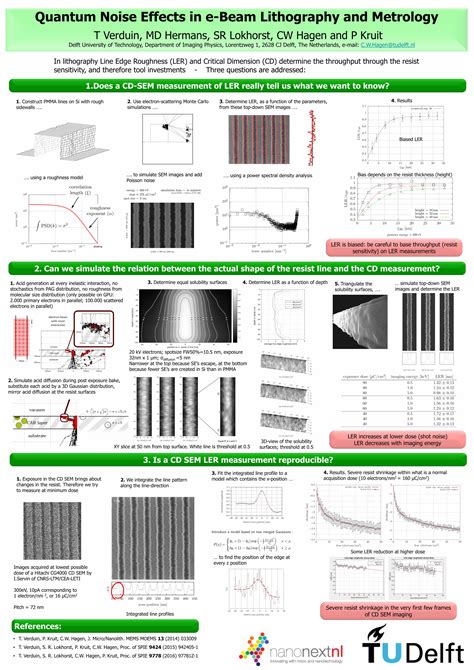 Pdf Quantum Noise Effects In E Beam Lithography And Metrology Dokumentips