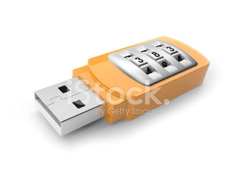 Usb Flash Drive With Combination Lock Stock Photo Royalty Free Images FreeImages