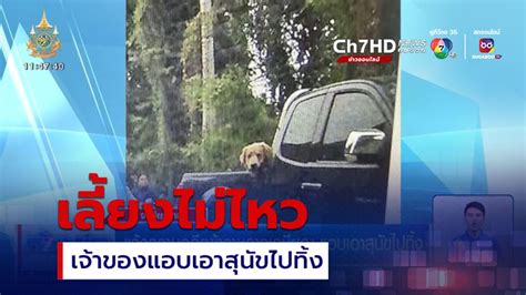 แจ้งความอดีตข้าราชการเกษียณ แอบเอาสุนัขไปทิ้ง