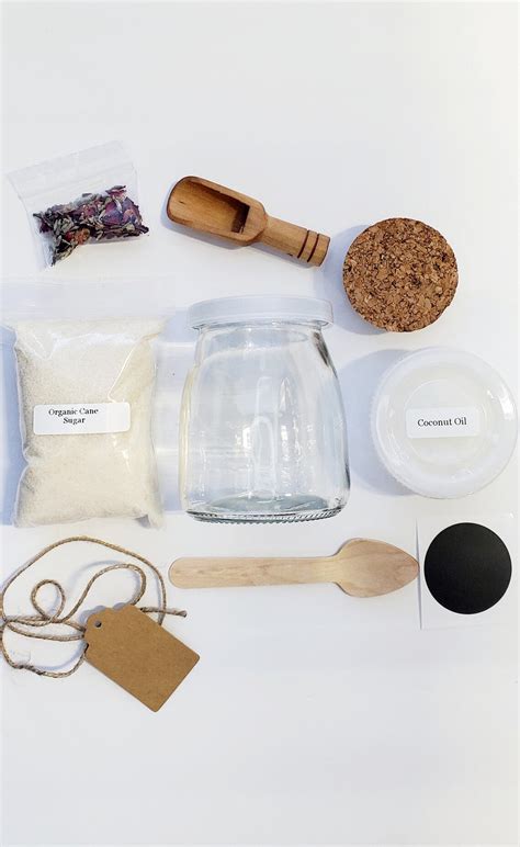 Diy Sugar Scrub Kit Pick Your Scent Organic Products Make Etsy