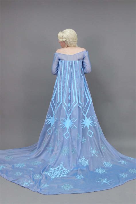 Elsa Inspired Cosplay Let It Go Frozen Costume Princess Ice Etsy
