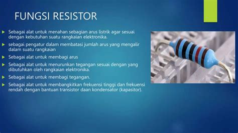 Resistor Materi Rangkaian Listrik Pptx