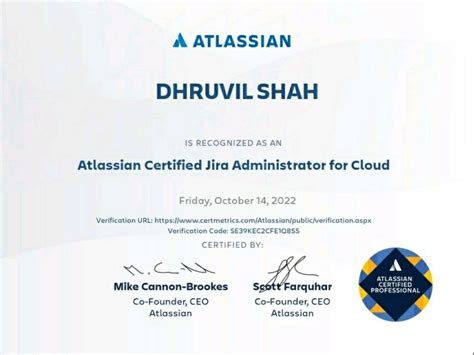 dhruvil shah on linkedin finally atlassian certified jira admin thank you rajeev kapur daniel