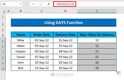 How To Calculate Days With Aging Formula In Excel ExcelDemy