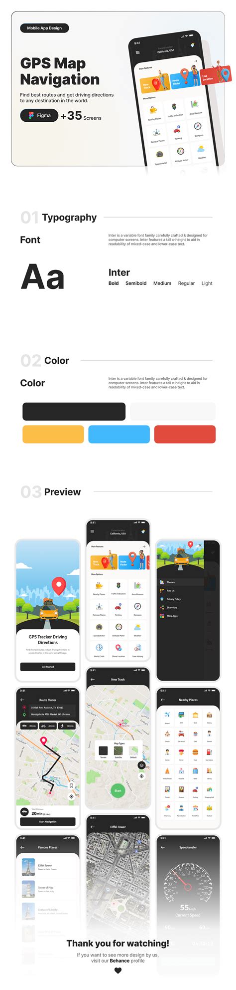 Gps Map Navigation App Design Behance