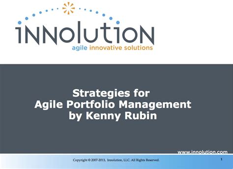 Agile Portfolio Management Innolution