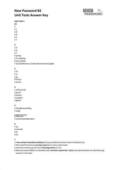 Pdf New Password B2 Ut Answer Key Compress New Password B2New