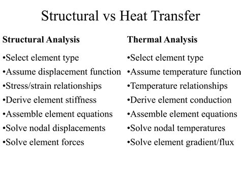Heat Analysis Finite Element Method Two Dimensional Ppt Physics
