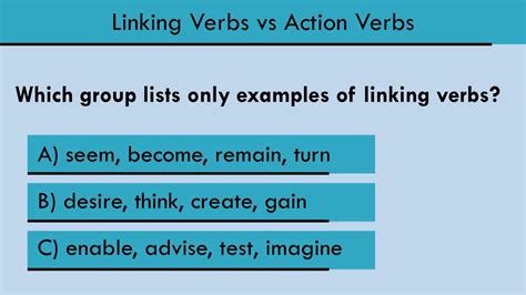 Whats The Difference Between Linking And Action Verbs At Evie Wynyard Blog