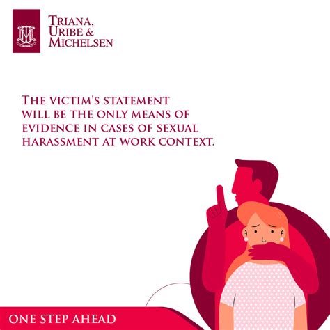 The Victim S Statement Will Be The Only Means Of Proof In Cases Of Sexual Harassment In The