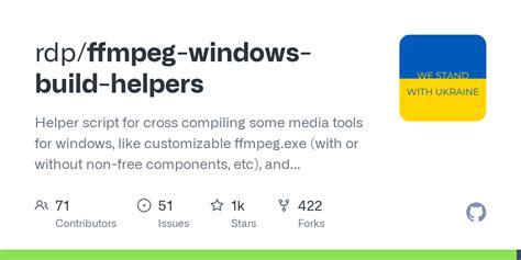 Pull Requests Rdp Ffmpeg Windows Build Helpers Github