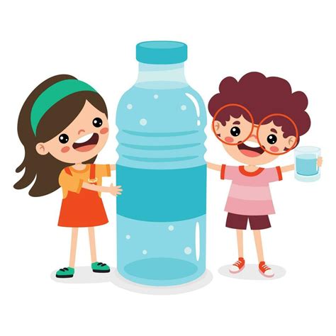 Dibujos Animados Dibujo De Bebiendo Agua 26782265 Vector En Vecteezy