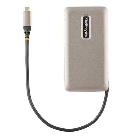 StarTech USB C Multiport Adapter Hub With HDMI W Power Delivery DKT CH CPD Mwave