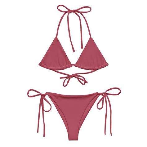 Hippie Pink Eco String Bikini Set Dragon Foxx®