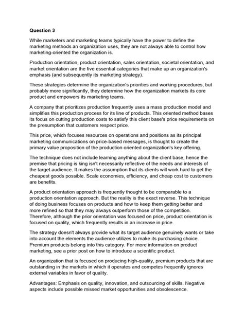 Question 3 Sega Pdf Marketing Sales