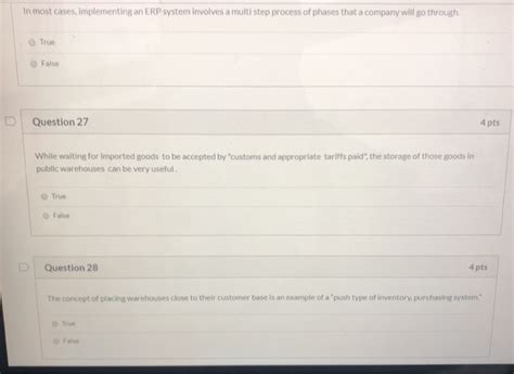 Solved In Most Cases Implementing An ERP System Involves A Chegg