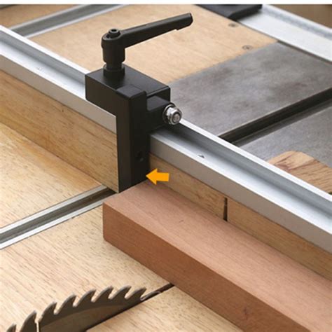 Aluminum T Track Sliding Limiter Woodworking Router Table Slot Stopper Saw Table Fence Cutting
