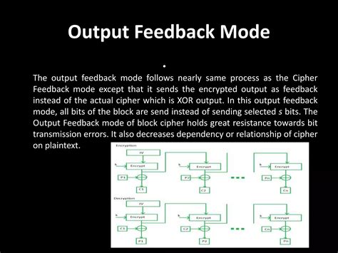 Block Cipher And Operation Modes Pptx Computing Technology