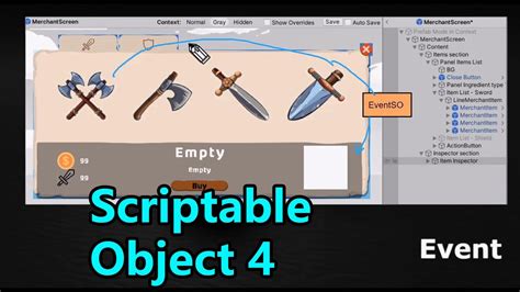 Scriptable Object 4 Event Unity开放项目 Youtube