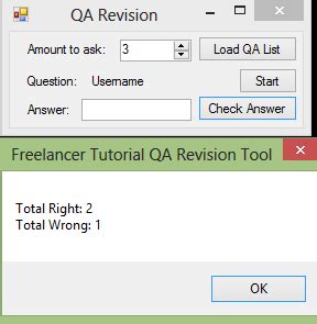 How To Create A Question And Answer QA Revision Program In Visual