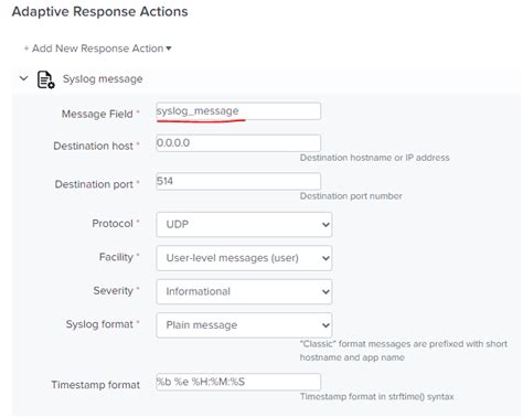 How To Configure Alert Actions To Syslog Server Splunk Community