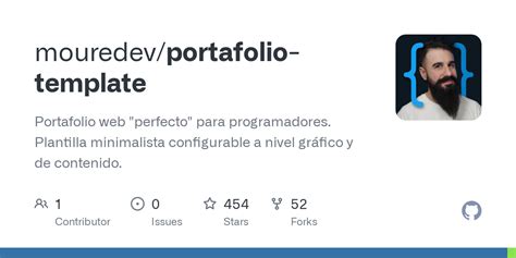 Github Mouredev Portafolio Template Portafolio Web Perfecto Para