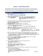 Module Skeletal Notes Outline Understanding The Rock Cycle Course Hero