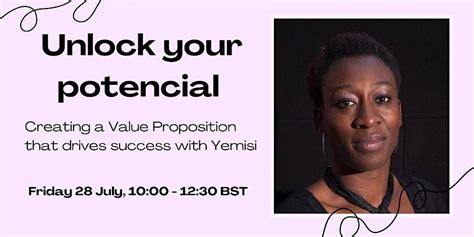 Unlock Your Potential Creating A Value Proposition That Drives Success