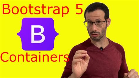 מדריך Bootstrap 07 Containers Youtube