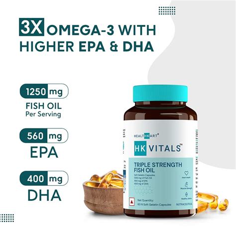 Hk Vitals Triple Strength Fish Oil 4638 At Best Price In India
