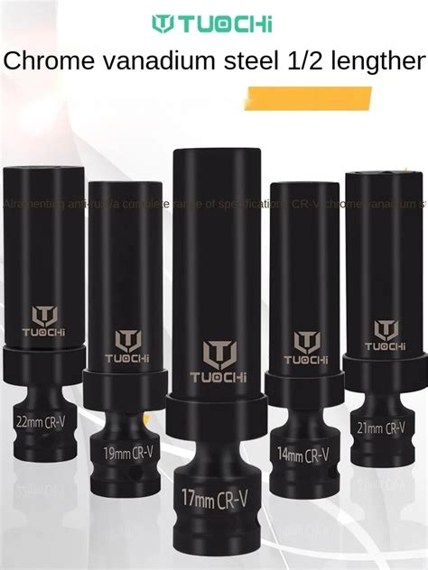 임팩트 공압 범용 조인트 세트 Cr V 액티브 회전 공압 전기 렌치 소켓 도구 12 인치 드라이브 105mm 연장콘센트 Aliexpress