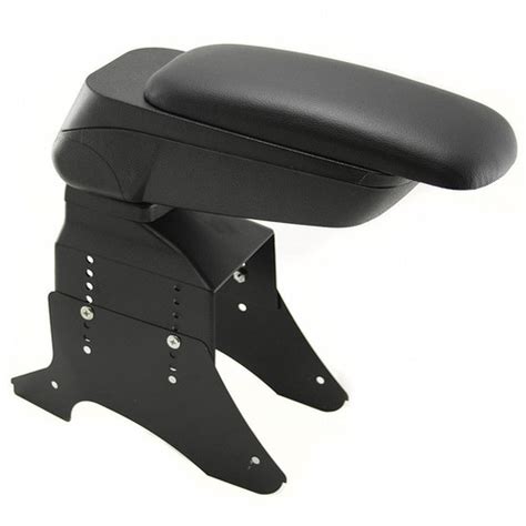 Black Leather Sliding Top Armrest Console For Mini Cooper Countryman