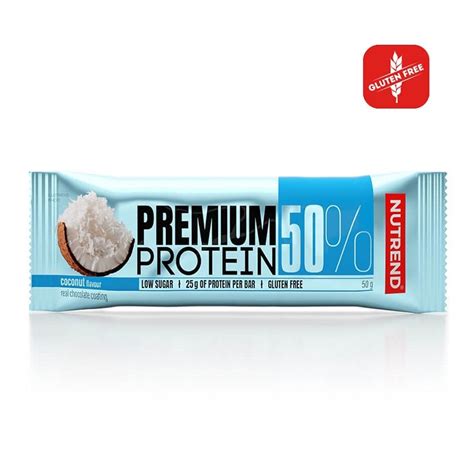 Buy Nutrend Premium Protein Bar 50g Coconut In Dubai Abu Dhabi